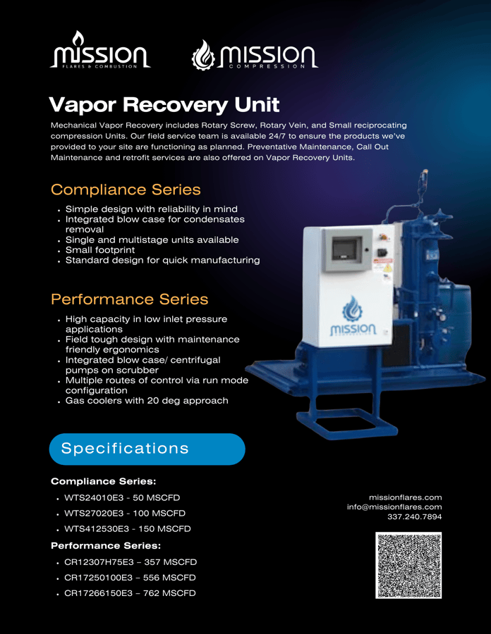 Spec Sheets | Mission Flares and Combustion